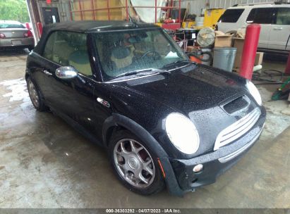 VIN: WMWRH33475TF81969 | MINI COOPER CONVERTIBLE 2005 S Black 1.6L ...
