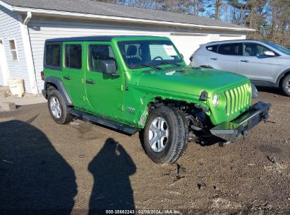 VIN: 1C4HJXDG8KW511729 | JEEP WRANGLER UNLIMITED 2019 SPORT S 4X4 3.6L ...