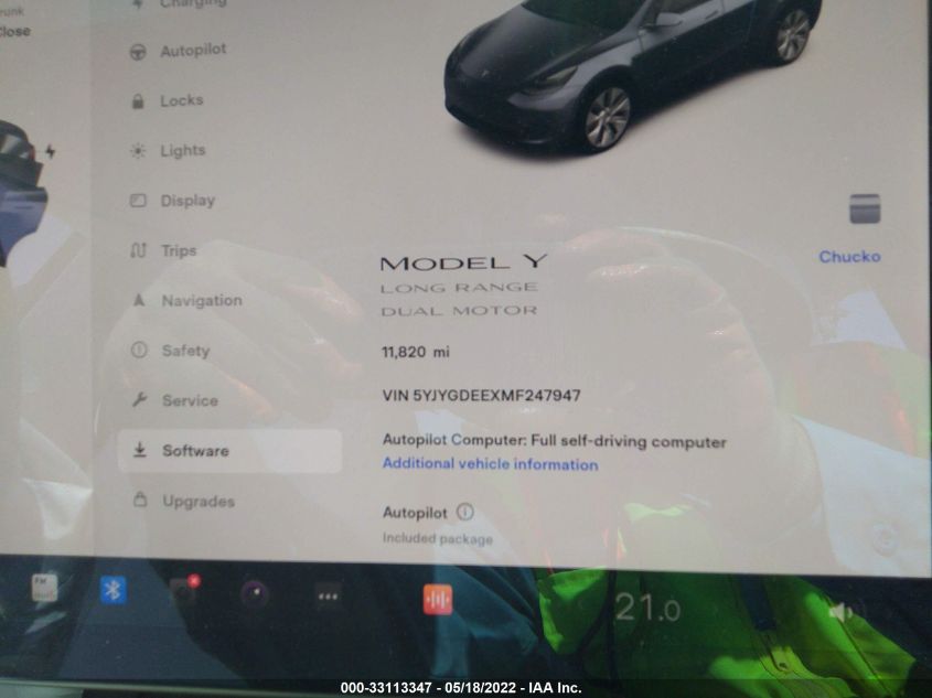 2021 Tesla MODEL Y | VIN: 5YJYGDEEXMF247947 | America Motors