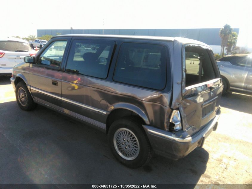1992 PLYMOUTH VOYAGER | VAN