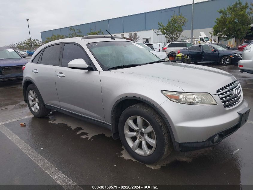 VIN: JNRAS08U83X101479 | INFINITI FX35 2003 car history - Stat.vin