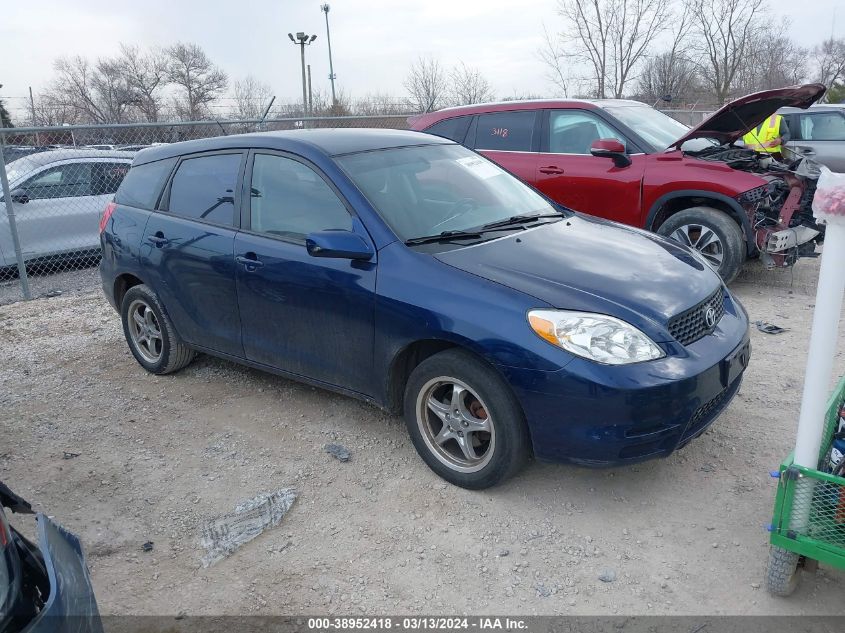 VIN: 2T1KR32E33C025381 | TOYOTA MATRIX 2003 car history - Stat.vin