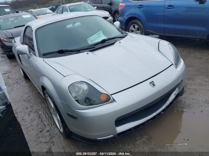 VIN: JTDFR320XY0005443 | TOYOTA MR2 SPYDER 2000 car history - Stat.vin
