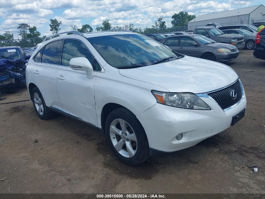 VIN: 2T2BK1BA9AC052423 | LEXUS RX 350 2010 White 3.5L V-6 DOHC, VVT ...