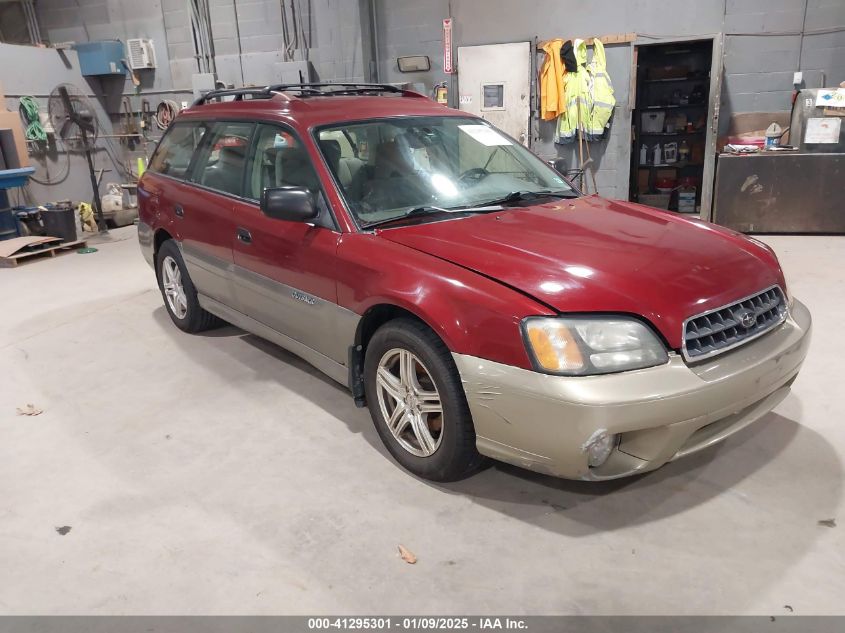 2004 SUBARU OUTBACK | WAGON