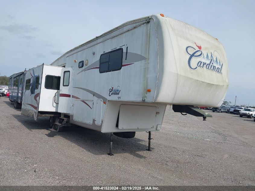 2005 OTHER FOREST RIVER CARDINAL TRAVEL TRAILER