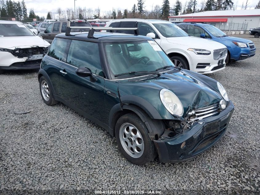 VIN: WMWRC33516TK67711 | MINI COOPER 2006 car history - Stat.vin