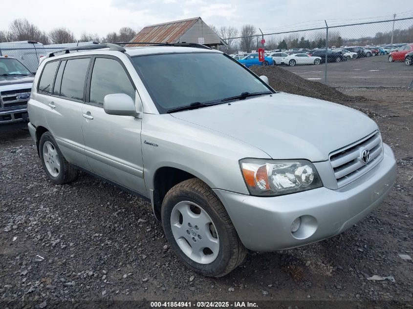 2004 TOYOTA HIGHLANDER LIMITED V6 | JTEEP21A640034918