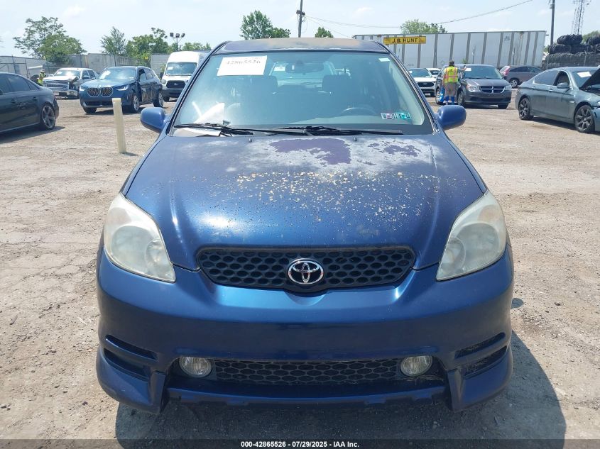2003 TOYOTA MATRIX XR 2T1KR32E23C020625 from the USA
