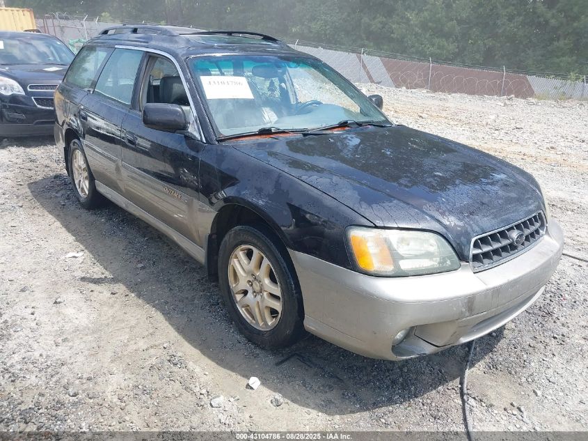 2003 SUBARU OUTBACK | WAGON