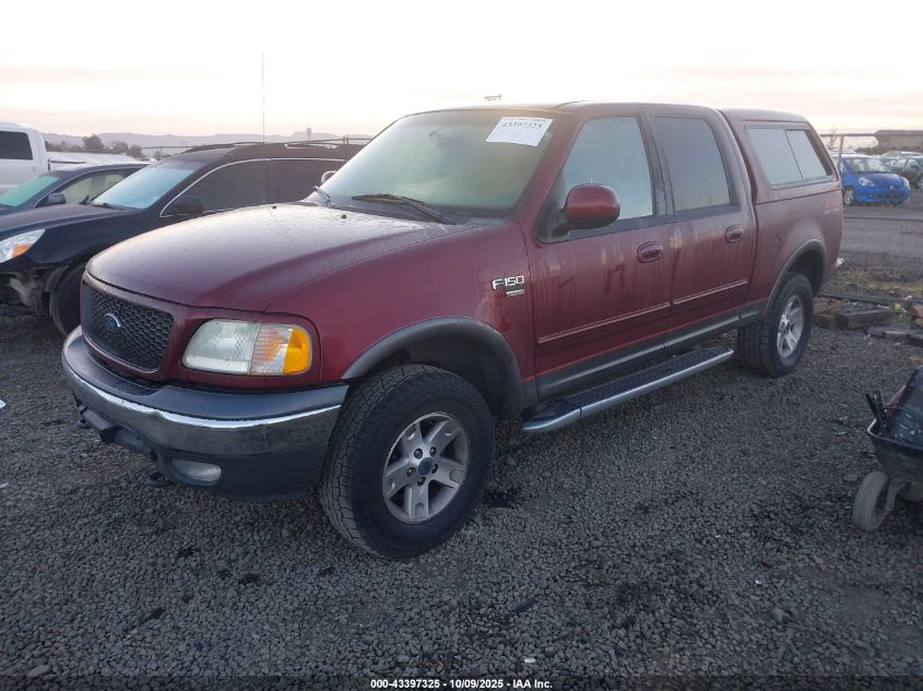 Buy Ford F-150 2003 1FTRW08L43KB96196 from USA Auctions