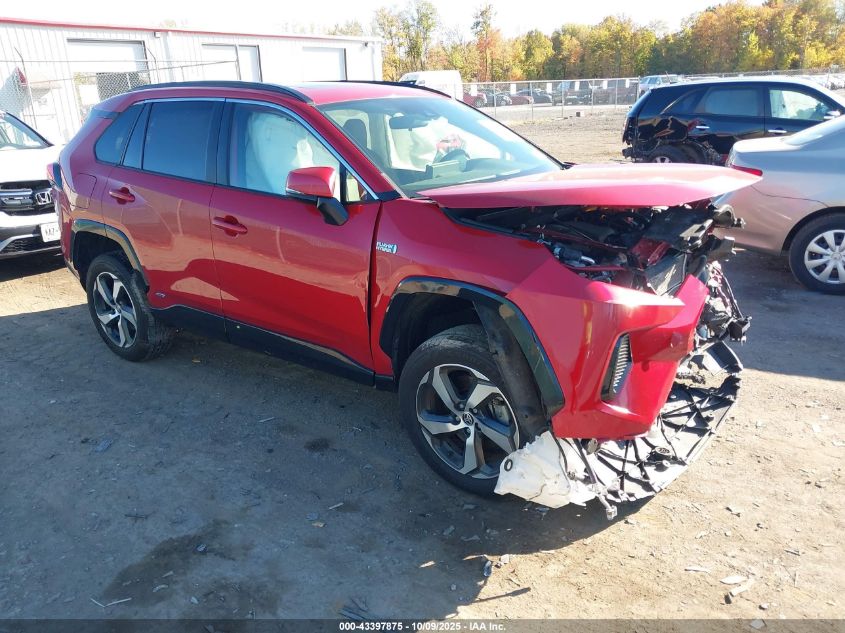 VIN: JTMAB3FV0ND091287 | TOYOTA RAV4 PRIME 2022 SE Red 2.5L I-4 DI ...