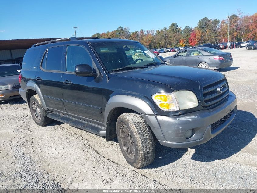 Buy Toyota Sequoia 2003 5TDBT44A23S166418 from USA Auctions