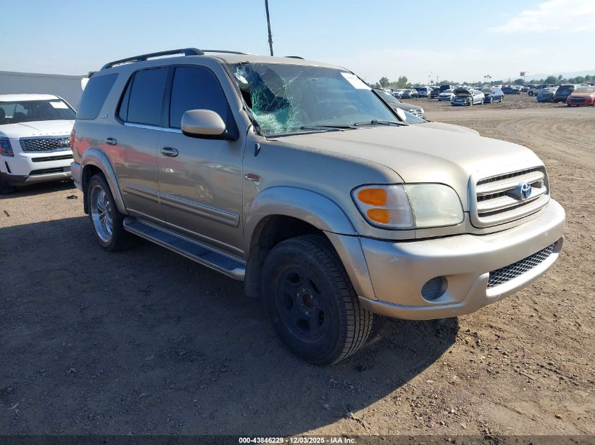 Buy Toyota Sequoia 2001 5TDZT34AX1S035582 from USA Auctions