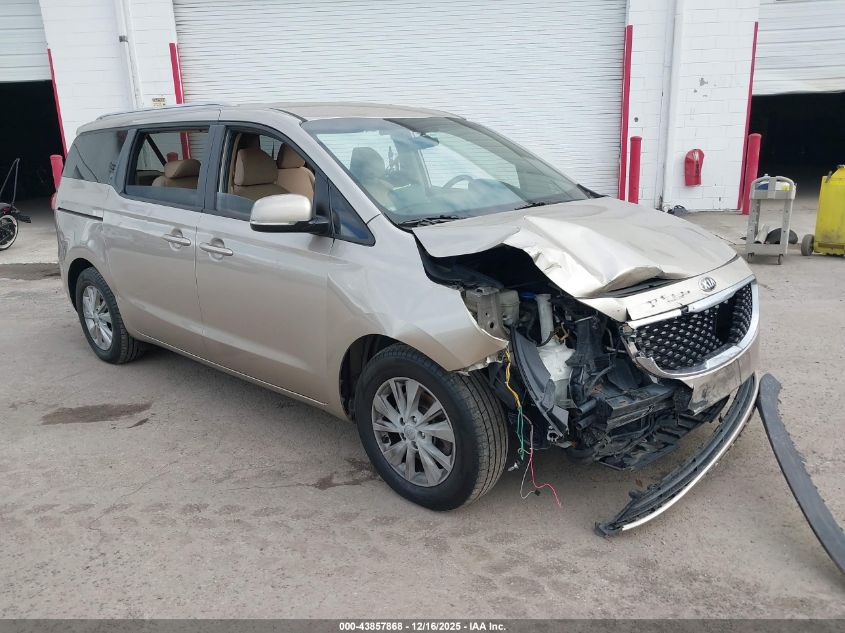 Buy Kia Sedona 2016 KNDMB5C17G6172546 from USA Auctions