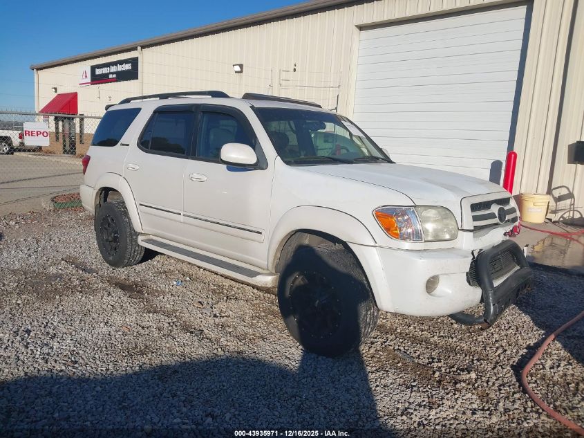 Buy Toyota Sequoia 2005 5TDZT38A85S262575 from USA Auctions