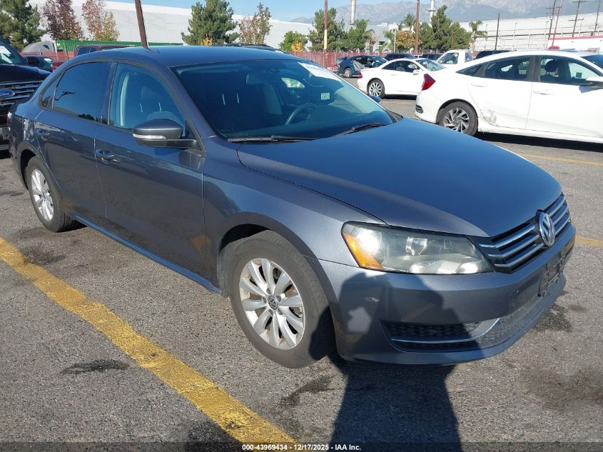 Buy Volkswagen Passat 2013 1VWAP7A3XDC082354 from USA Auctions