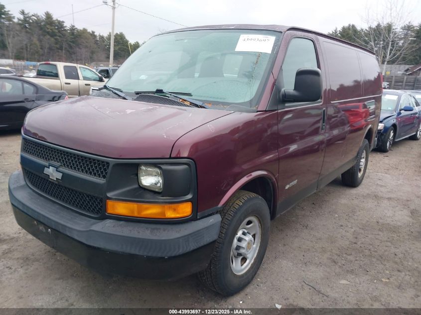 Buy Chevrolet Express 2005 1GCGG25V651186980 from USA Auctions