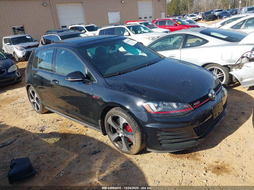2017 VOLKSWAGEN GOLF GTI HATCHBACK | 3VW447AU4HM053208
