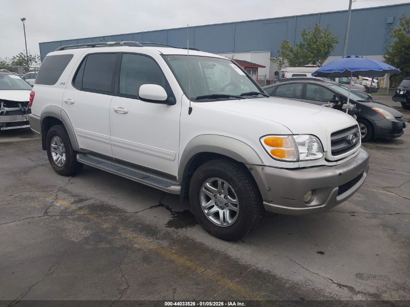 Buy Toyota Sequoia 2003 5TDZT34A03S157449 from USA Auctions