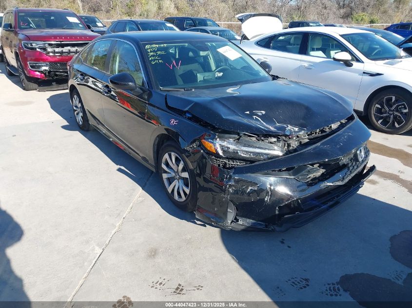 Buy Honda Civic 2025 2HGFE2F20SH601439 from USA Auctions