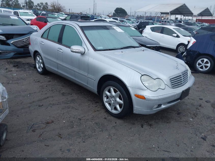 2001 MERCEDES-BENZ C-KLASSE SEDAN | WDBRF64J11F108278