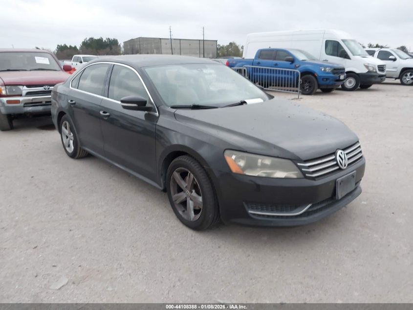 Buy Volkswagen Passat 2013 1VWBH7A36DC010570 from USA Auctions