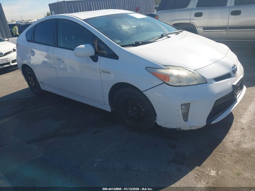 2012 TOYOTA PRIUS HATCHBACK | JTDKN3DUXC5474179