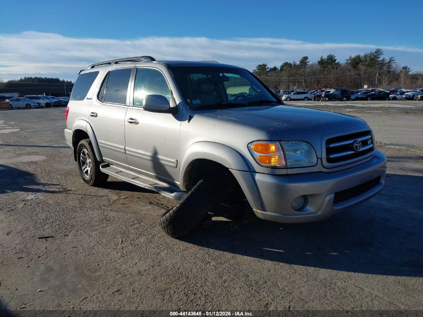 Buy Toyota Sequoia 2003 5TDBT48A93S188703 from USA Auctions