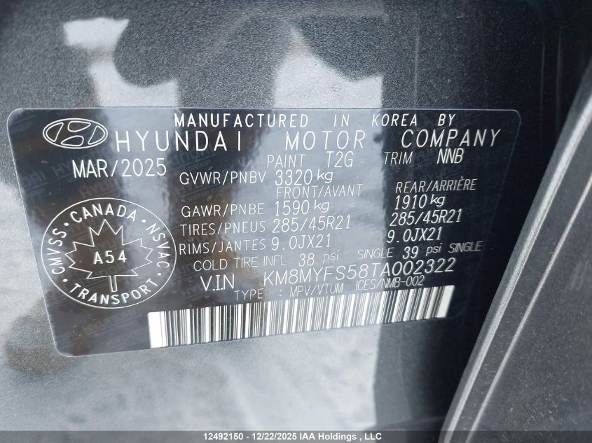 2026 Hyundai Ioniq 9 Preferred + Awd W/Ultimate Calligraphy Package